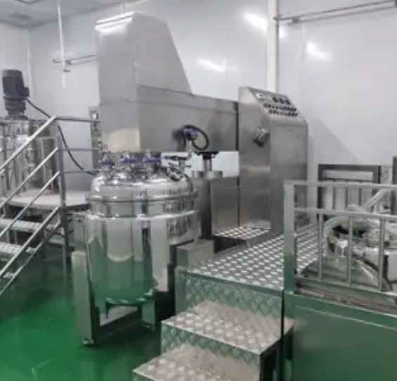 Quality 10L 20L 50L100L Cosmetic Automatic Hydraulic Lifting Vacuum Emulsifier for sale