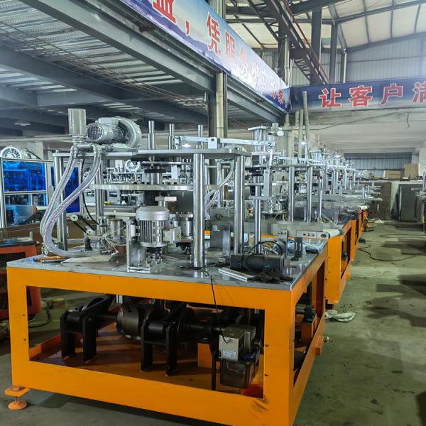 Quality Environmental Friendly Paper Cup Cover Making Machine AC380V 50HZ for sale