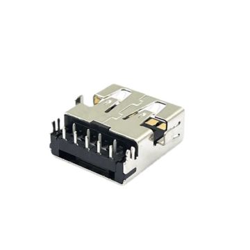 Quality PA9T Black Female STD 9 Pins USB Socket Connector USB3.1 A 1.8 AMP for sale