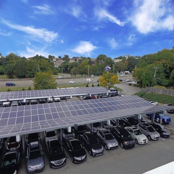 Quality On / Off Grid BIPV Solar carport mounting system solar bracket solar structure for sale