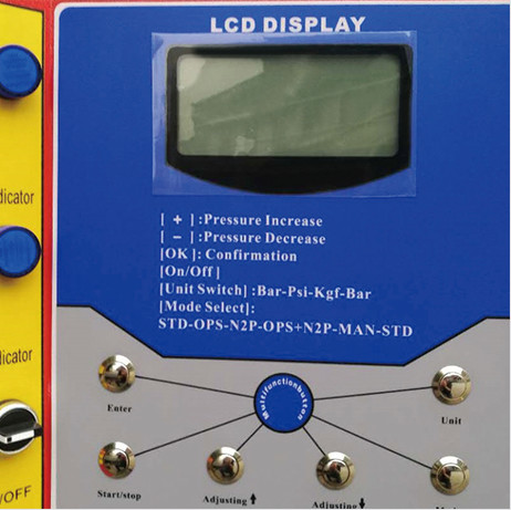 T-30 Nitrogen Generator operational display close-up