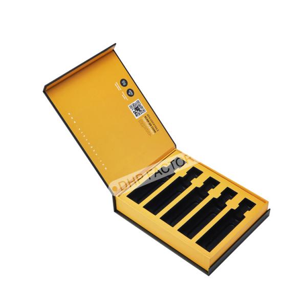Quality Sleek Design Custom Rigid Gift Boxes With Sliver Foil Satmping Logo for sale