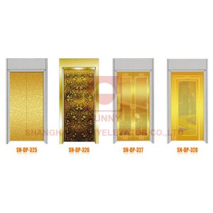 Quality Residential Platform Illumination Elevator Cabin Decoration Elevator Door Panel for sale