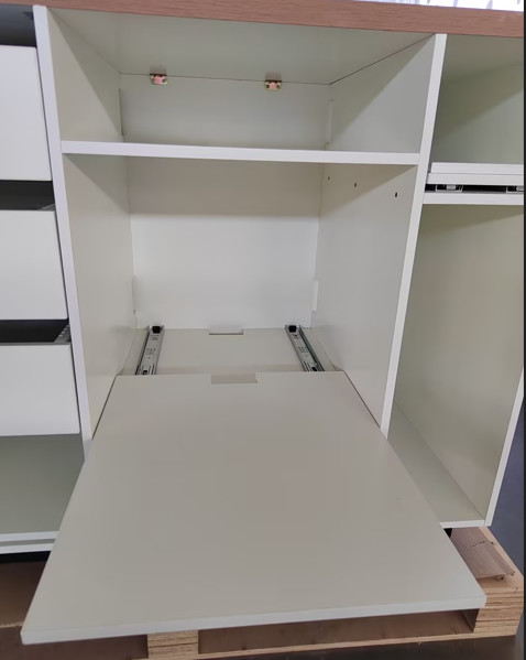 Quality Modern Office Computer Desk With 3 Fabric Drawers Study Structure for sale