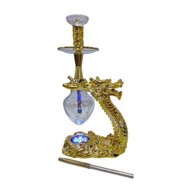 Quality Party Bar Smoking Hookah Shisha Set with Resin Dragon Design and Full Accessorie for sale