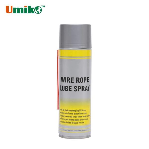 Quality Heavy Duty Synthetic Lubricating Oil Corrosion Protection Wire Rope Lubricant Spray for sale