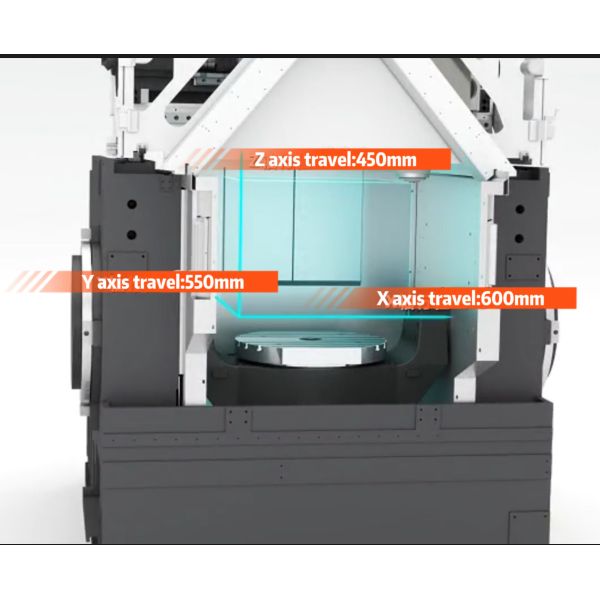 Quality SMTCL 5 axis Machining Center VMU40H Max. Allowed Loading 300kg 5 Axis Linkage for sale