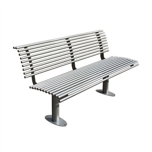 Quality Eletroplating Outdoor Metal Bench With Backs Cast Aluminum Garden Bench for sale