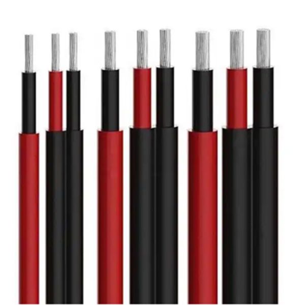 Quality Flexible 600V PV Wire Solar Power Cable with IP67 Connectors and Various Core Sizes for sale
