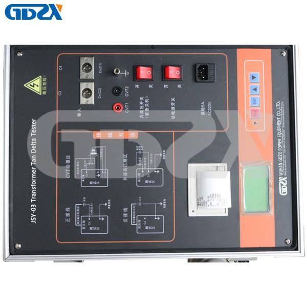 Quality JSY-03 Oil Transformer Tan Delta Tester 220VAC With RS232 Interface for sale