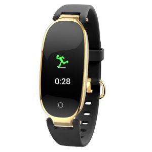 Quality BLE V4.0 Womens Fitness Smartwatch 90mAh Color Screen Smart Band for sale