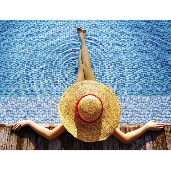 Quality PRIMIERA Blue Mosaic Swimming Pool Tiles , 300x300mm ISO13006 Glazed Ceramic for sale