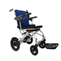 Quality Portable Aluminum Wheelchair Lightweight and Durable with W420*D400mm Seat Size for sale