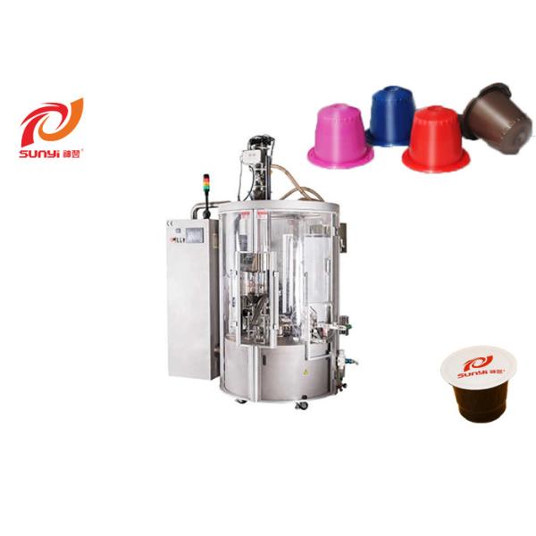 Quality Nespresso Compostable Coffee Capsule Filling Sealing Machine for sale