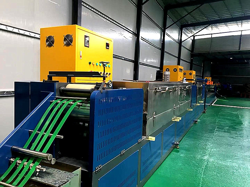 Quality Automatic PET Strap Extrusion Line for Strap Width 5-19mm with Strap Tension for sale
