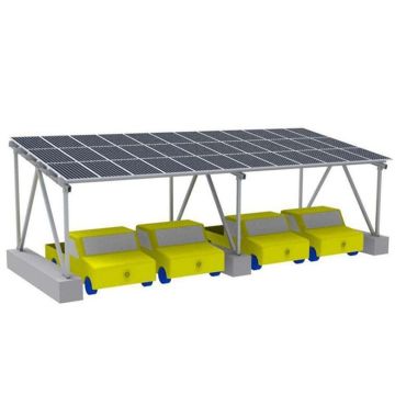 Quality High Quality Photovoltaic Carport 20M Max Building Height Framed Module Solar for sale