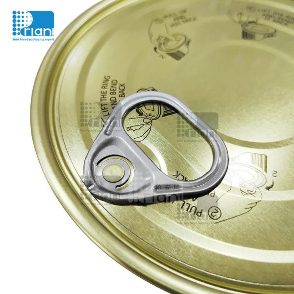 Quality Triple Tight Lids Rings Customized Metal Tin Can Components for sale