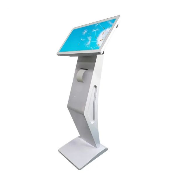 Quality 21.5 Inch Touch Screen Digital Kiosk with Thermal Printer and QR Code Scanner for sale