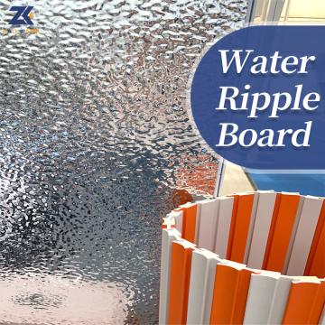 Quality Water Ripple PVC Laminate Layer Bamboo Fiber Wall Panels for sale