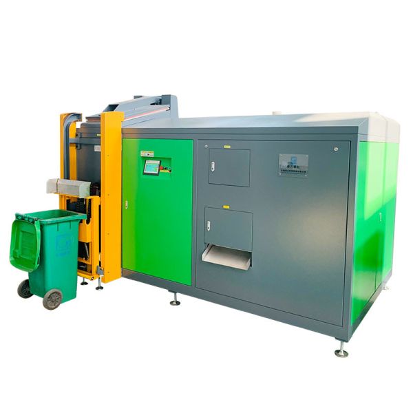 Quality CE 1000KG/D Kitchen Waste Composting Machine Commercial Food Garbage Composting for sale