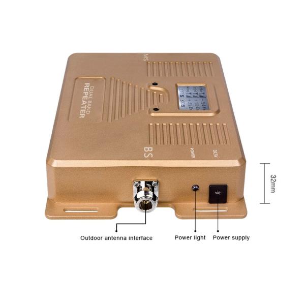 Quality Dual Band 1800/2100MHz 2G/3G/4G Signal Booster with LCD Display for sale