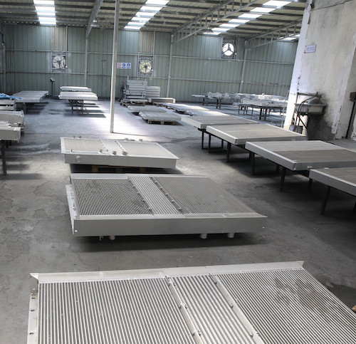 Quality Aluminum air to air heat exchanger for compressed air aftercooler industry application for sale