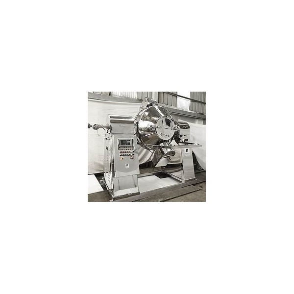 Quality PLC Control 316SS RVPD Rotary Vacuum Dryer Button Type for sale