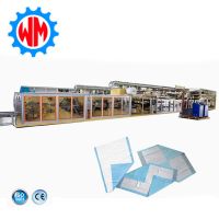 Quality Automatic Underpad Making Machinery Fluff Pulp SAP Underpad Manufacturing for sale