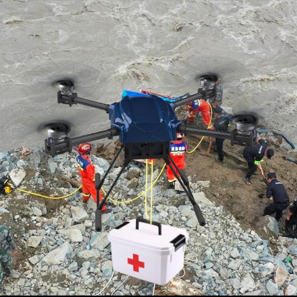 Quality Thermal Camera Drone 1kg Payload 4k Camera and Gps Delivery Long Range Drones for sale