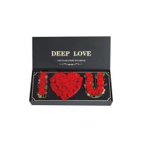 Quality CMYK Rectangular Cardboard Flower Box With Liners And Foams for sale