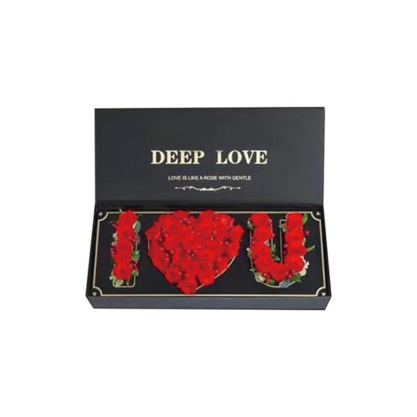 Quality CMYK Rectangular Cardboard Flower Box With Liners And Foams for sale