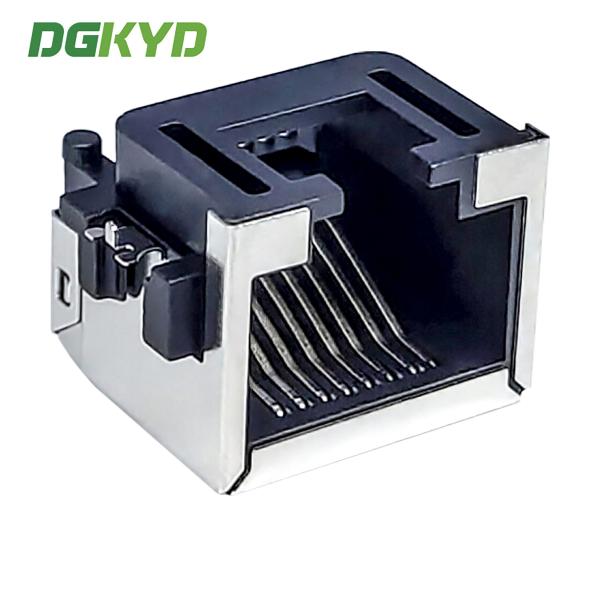Quality RJ45 Connector 1X1 8P8C Sinking Plate 8.6 3U Interface RJ45 SMD Connector for sale