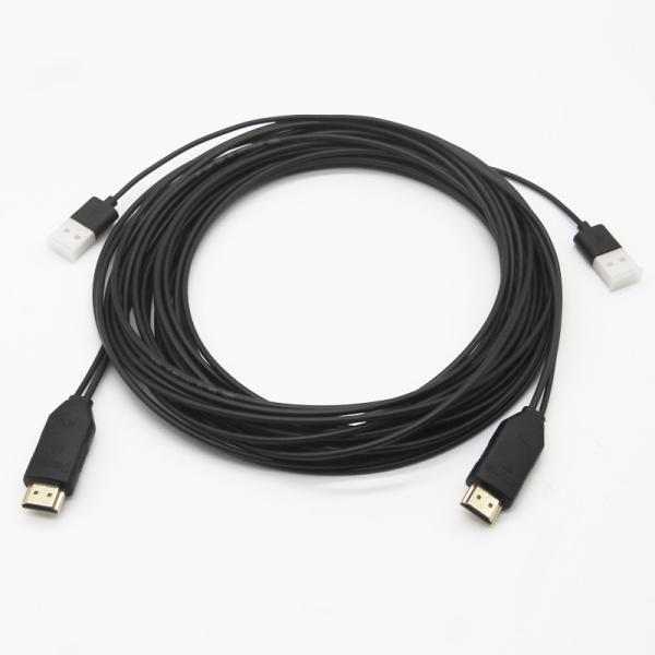 Quality 18Gbps 4K 8K HDMI Active Optical Cable / AOC hdmi 2.0 4k 60hz 50 meter for sale