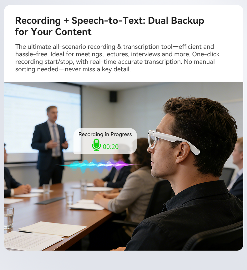 Lightweight Wearable Smart Glasses