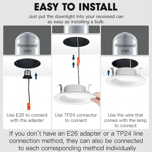 Quality Flicker Free LED Ceiling Flush Recessed Ceiling Lights 3000k 650lm For Bedroom for sale