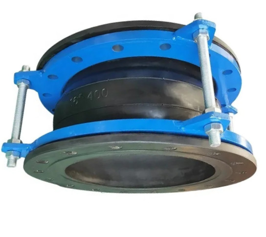 Quality DIN PN16 DN400 Fully Sealed Rubber Expansion Joint End Face Design for sale