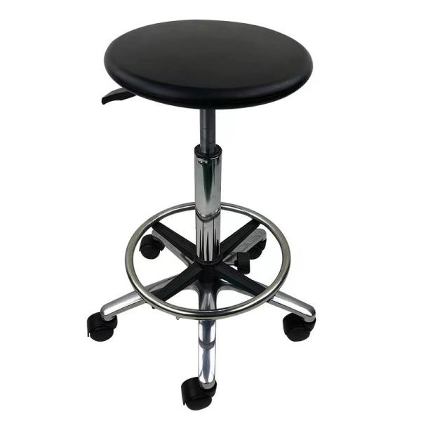Quality School Science Anti Static Lab Chair ESD PU Leather Office Chair Stools for sale