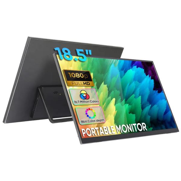 Quality Ultra Slim IPS Portable Monitor Touchscreen Usb C 18.5Inch 1080P HDR Wireless for sale