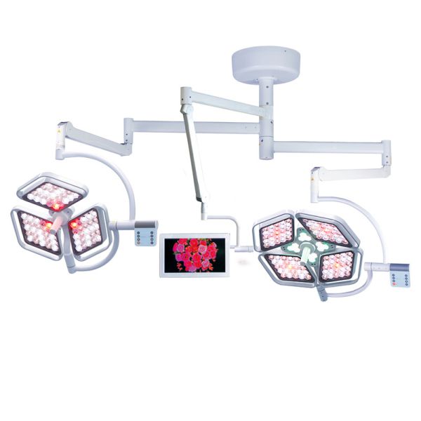 Quality Ceiling Surgical Light With Integrated HD Camera & Medical Monitor For Documentation & Training for sale