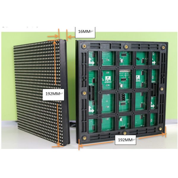 Quality P6 Fixed LED Outdoor Display Screen With Module Size 192 X 192mm Lightweight for sale
