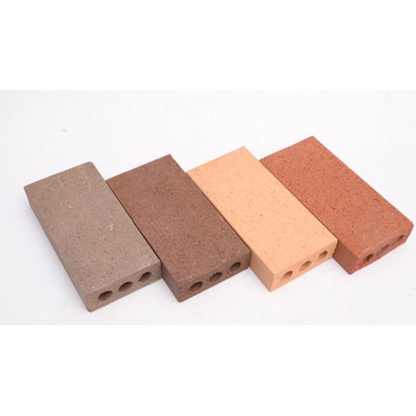 Quality High Strength Type Thin Brick Flooring For Outside Road Paving With Holes for sale