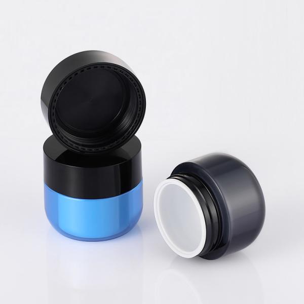 Quality Black Cream Packaging Jar Refillable Reusable For Lotions And Creams 4 Oz for sale