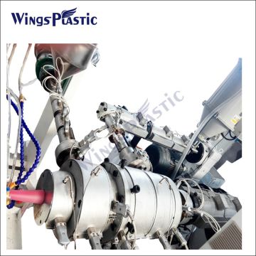 Quality Automatic PPR HDPE Pipe Making Machine PP Fiber Reinforced Pipe Extrusion for sale