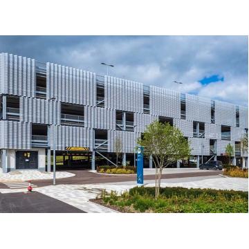 Quality Perforated Metal Building Facade combination of function and aesthetics for for sale