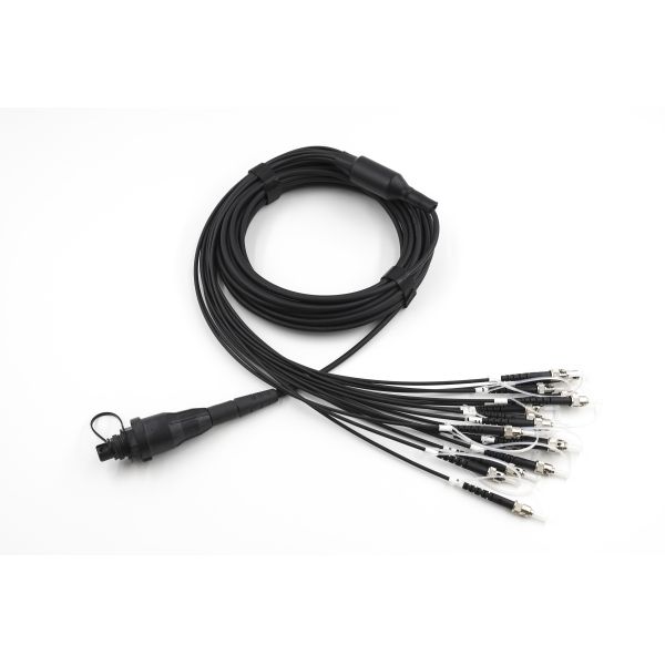 Quality IP67 Waterproof MPO Breakout Cable With MPO To LC Connector For Outdoor Use for sale