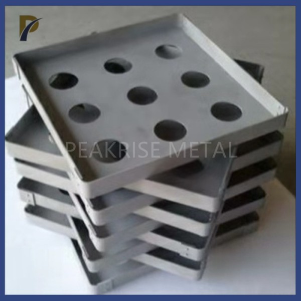 Quality High Temperature Resistance 99.95% Sintered Tungsten Boat ASTM B 770 Standard Vacuum Furnace Industry Tungsten Boats for sale