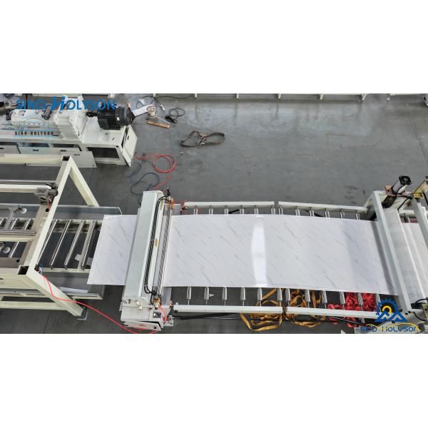 Quality Sino-Holyson Automatic SPC Floor Manufacturing Equipment / SPC Floor Sheet for sale