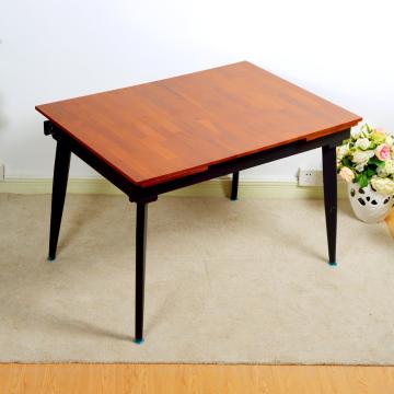 Quality Mahogany Wood Retractable Convertible Dining Table Adjustable for sale