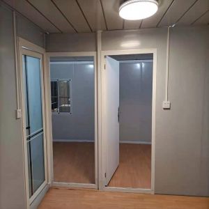 Quality Living Home Flat Pack Container House With Traditional Design PVC Sliding Window for sale