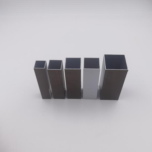 Quality ISO 9001 Extruded Aluminum Tubing Profiles Rectangular Round 40 x 40 for sale